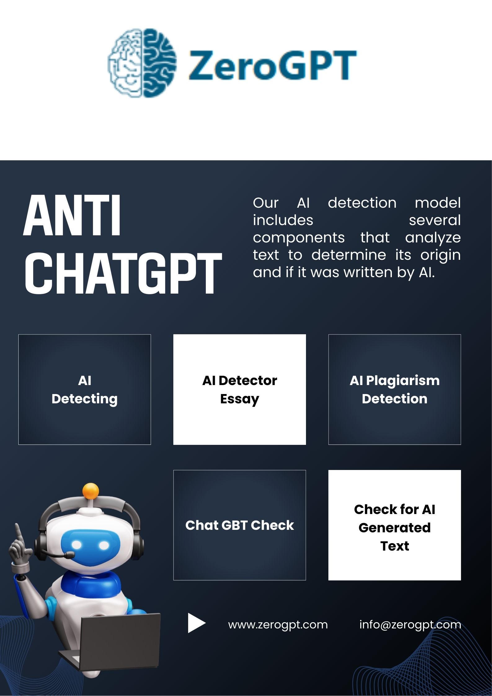 ZeroGPT – Anti GPT Detector Tool for AI Writing Verification - Buyer ...
